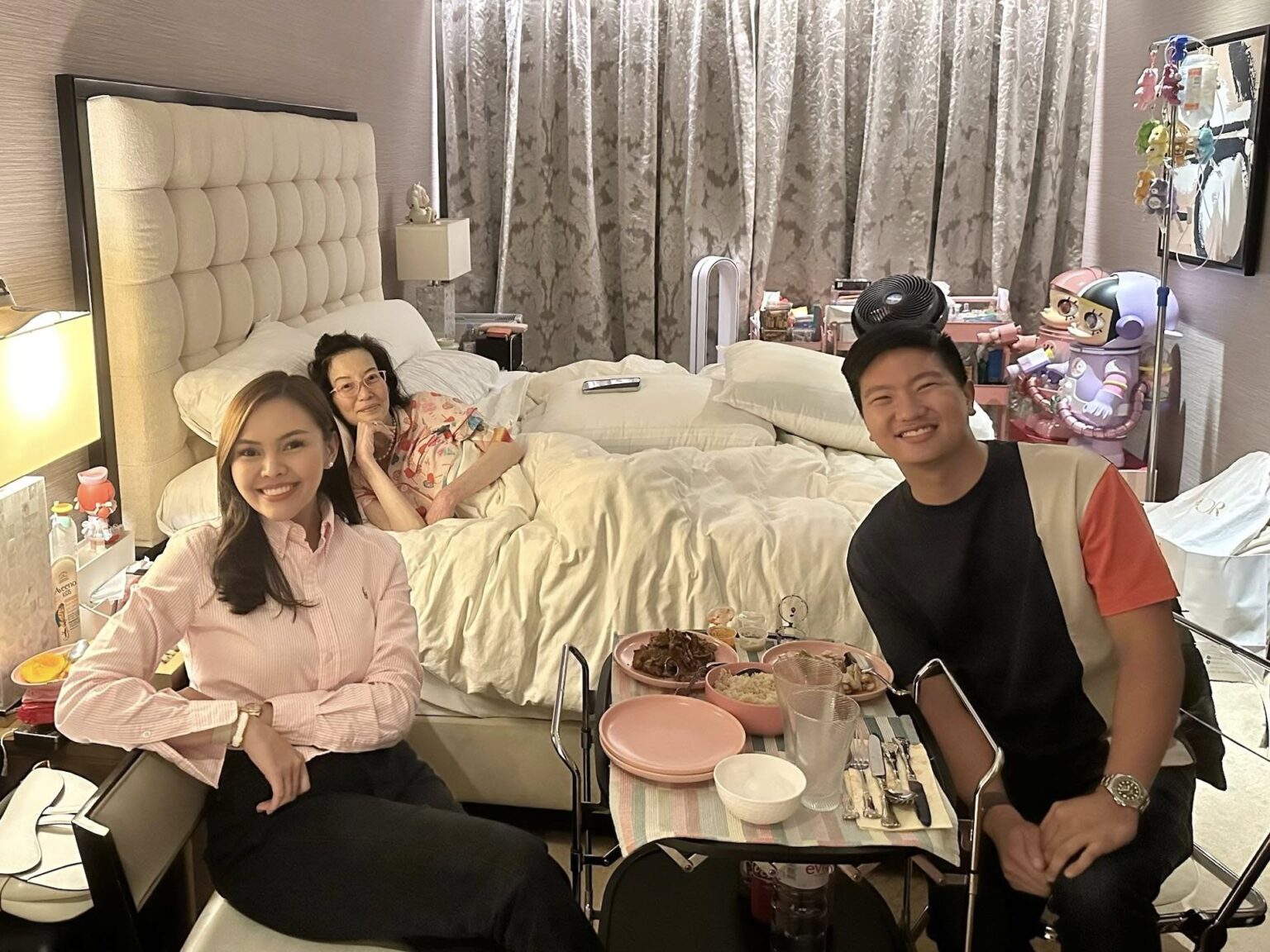 Mark Leviste’s son Ronin visits Kris Aquino