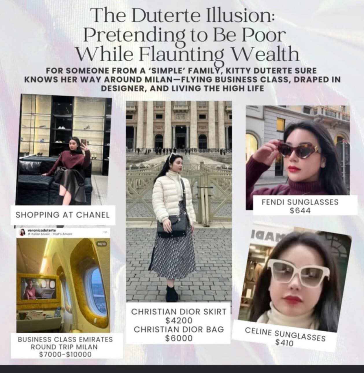 Kitty Duterte’s lavish lifestyle goes viral online